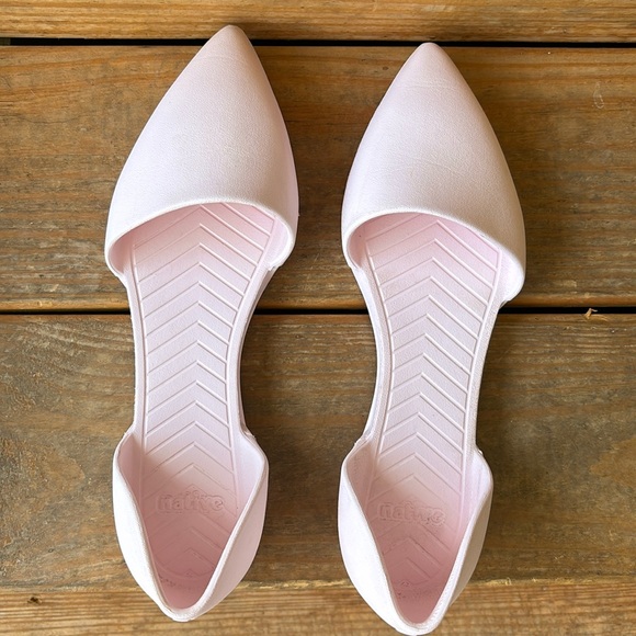 Native | Shoes | Native Audrey Pink Dorsay Flat | Poshmark